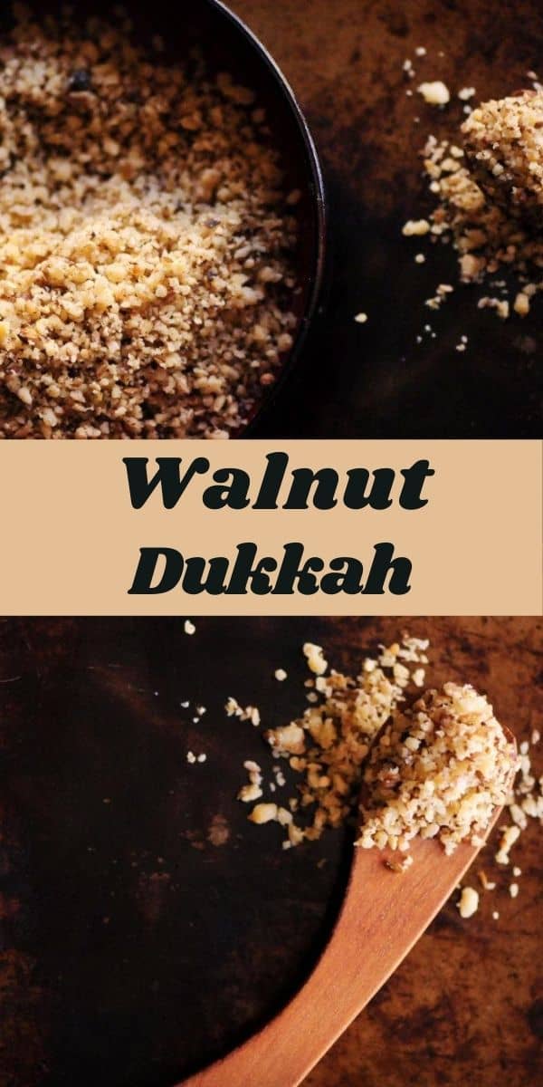 Homemade Roasted Walnut Dukkah (Duqqa) Recipe - An Egyptian Spice Blend