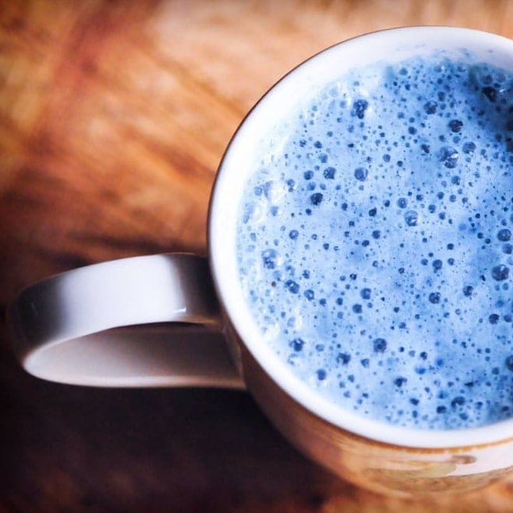 Blue Peppermint Moon Milk