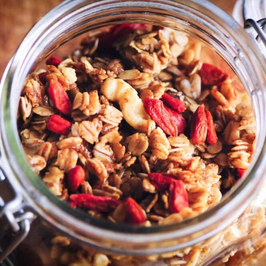 Goji Berry Granola with Maple and Walnut