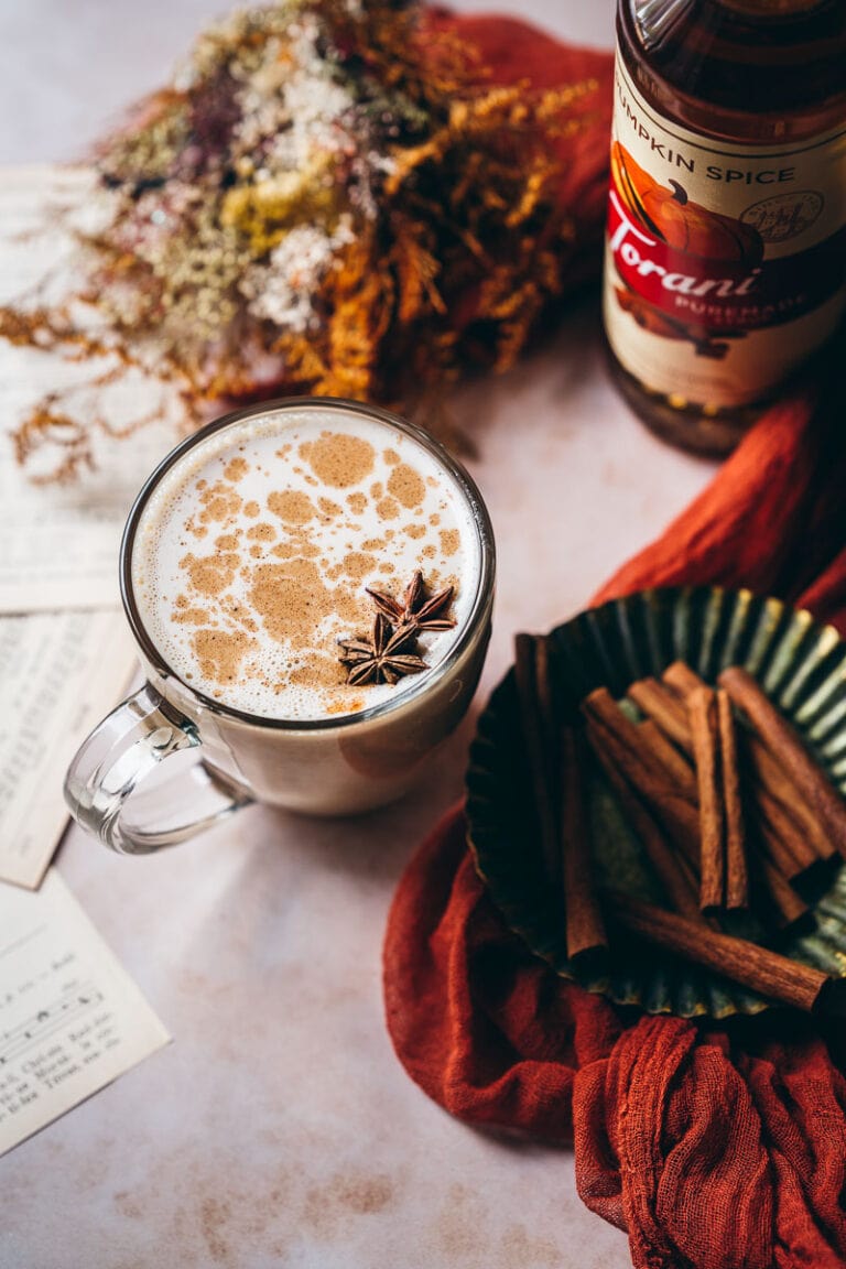 Oat Milk Pumpkin Spice Steamer (Dairy-Free)