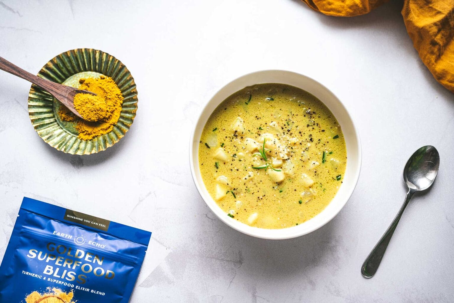Golden Bliss Potato Soup