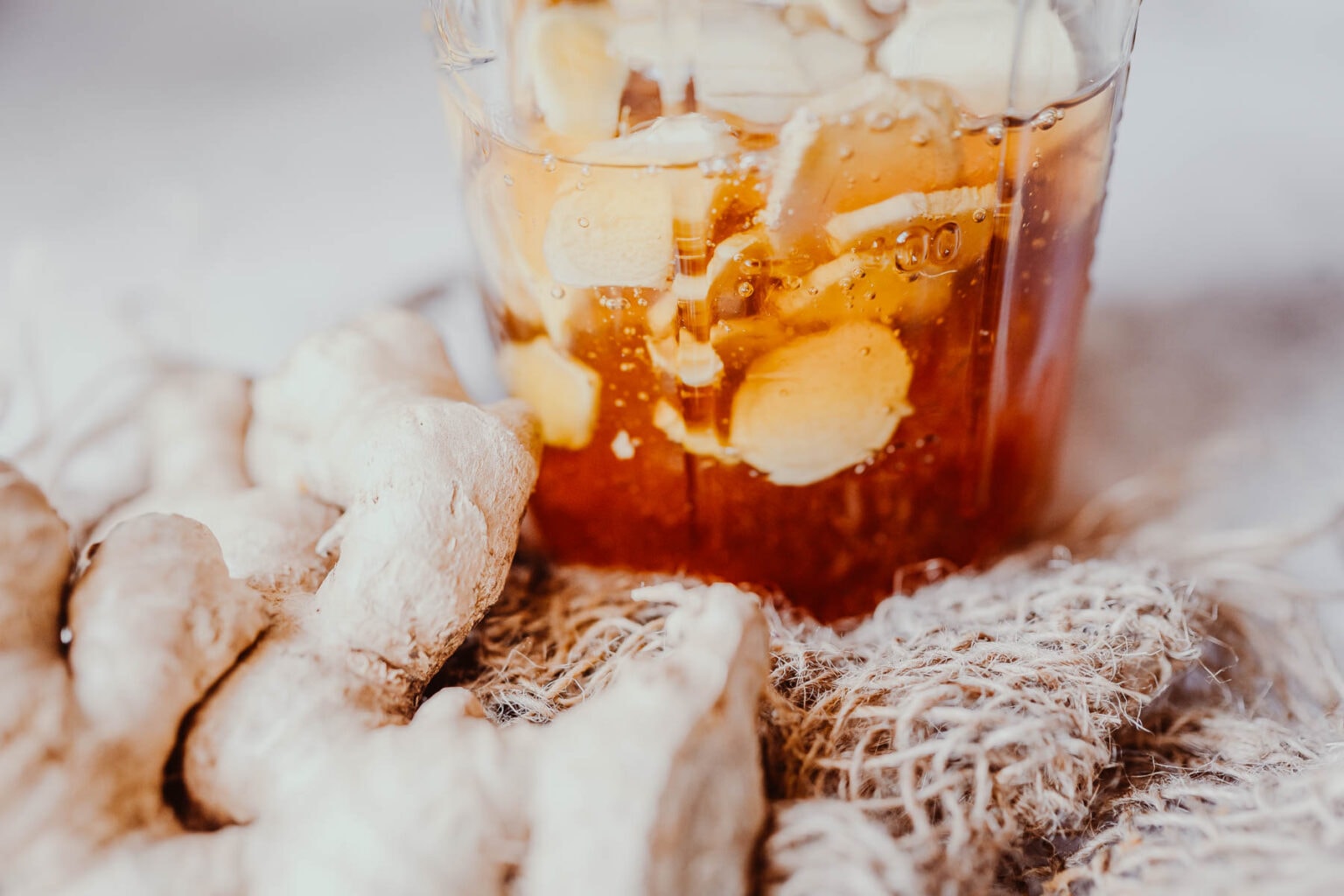 Honey Fermented Ginger - MOON and spoon and yum
