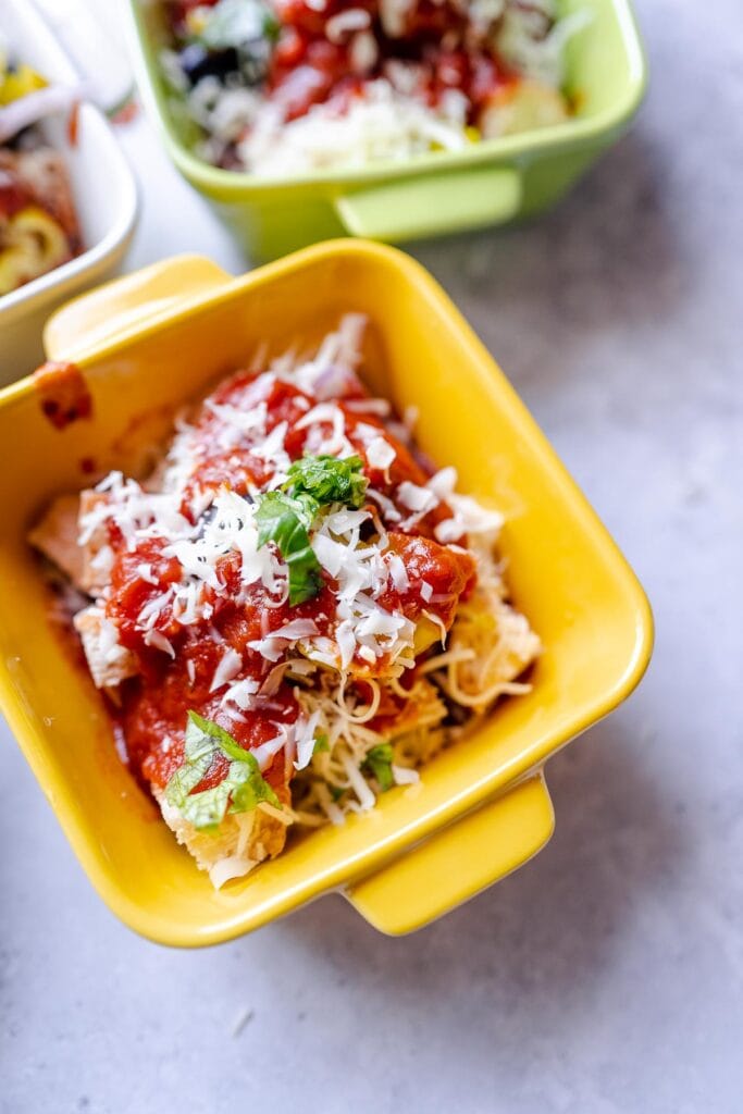 Easy Peasy Pizza Bowls - MOON and spoon and yum