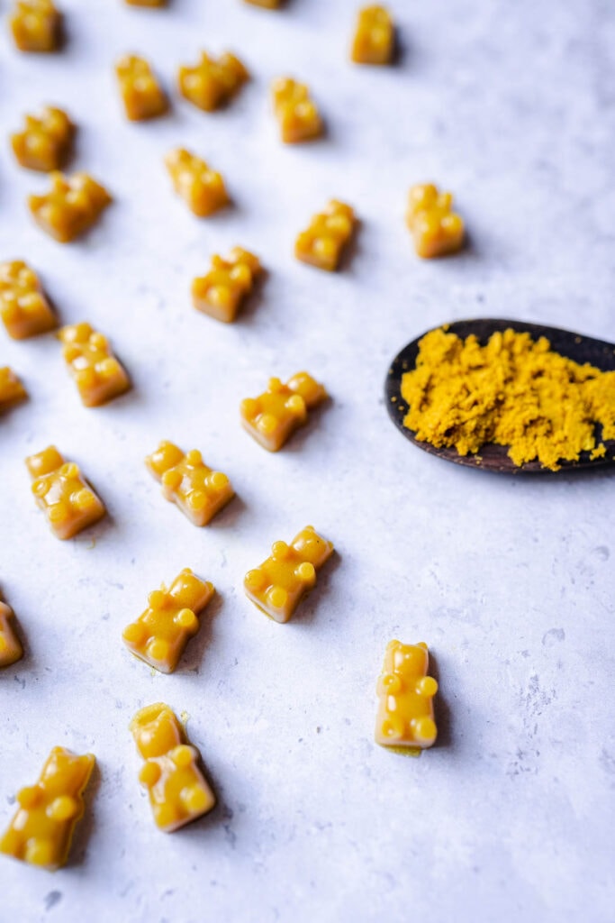 Vegan Golden Milk Gummies - MOON and spoon and yum
