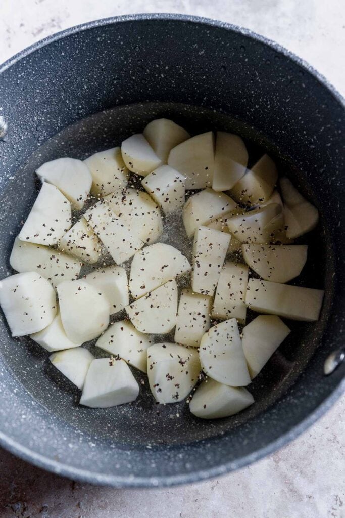 Easy One Pot Stewed Potatoes - MOON and spoon and yum