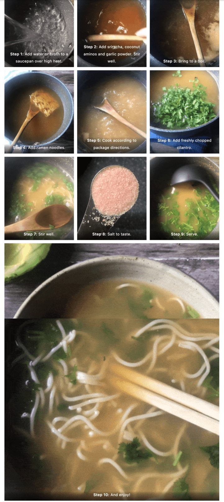 Spicy Vegan Noodle Soup | MOON and spoon and yum