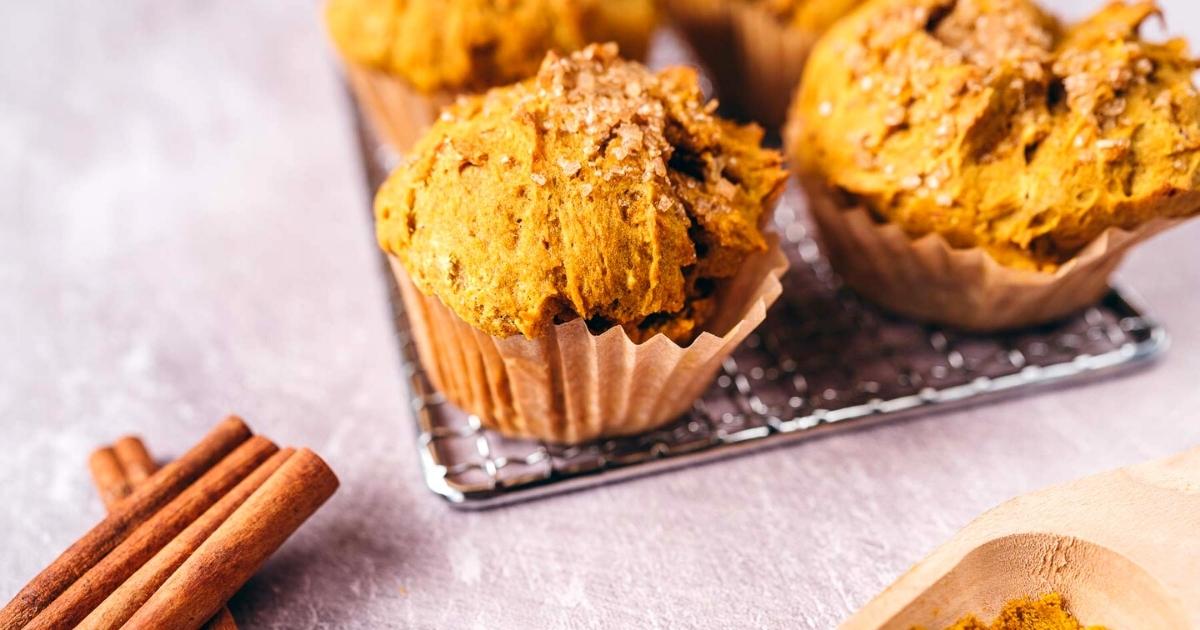 One-Bowl Golden Pumpkin Muffins - MOON and spoon and yum
