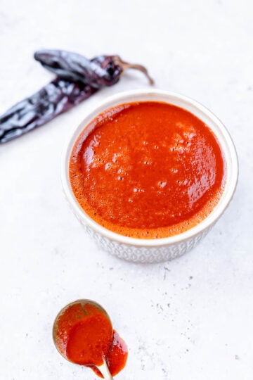 Guajillo Sauce - MOON and spoon and yum