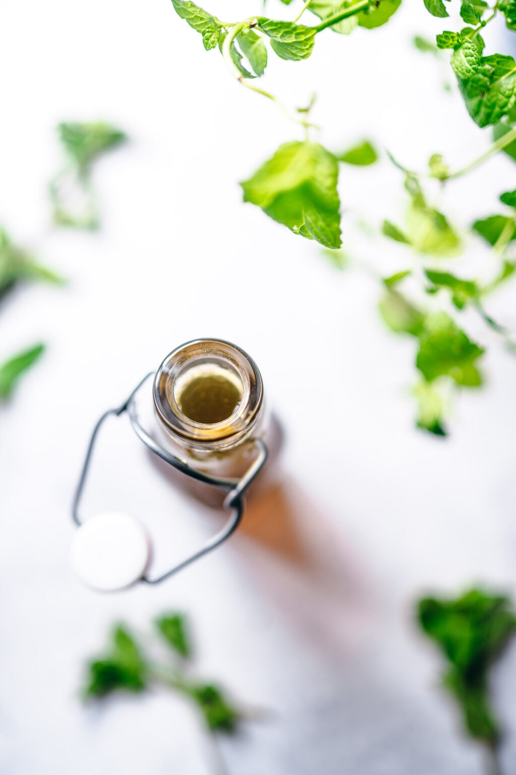 Fresh Mint Simple Syrup - MOON and spoon and yum