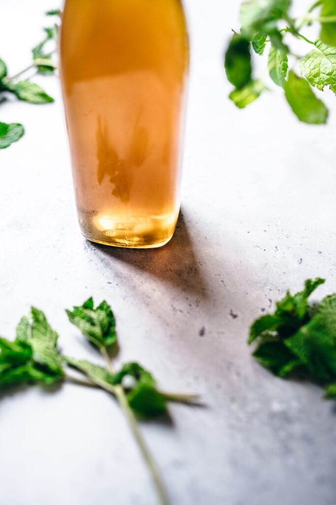 Fresh Mint Simple Syrup - MOON and spoon and yum