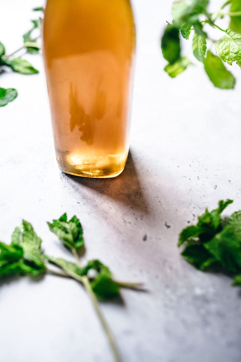 Fresh Mint Simple Syrup - MOON and spoon and yum