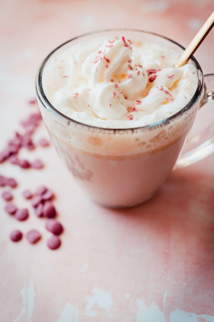 Ruby Hot Chocolate - MOON and spoon and yum