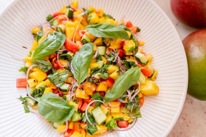 Mango Salad - MOON and spoon and yum