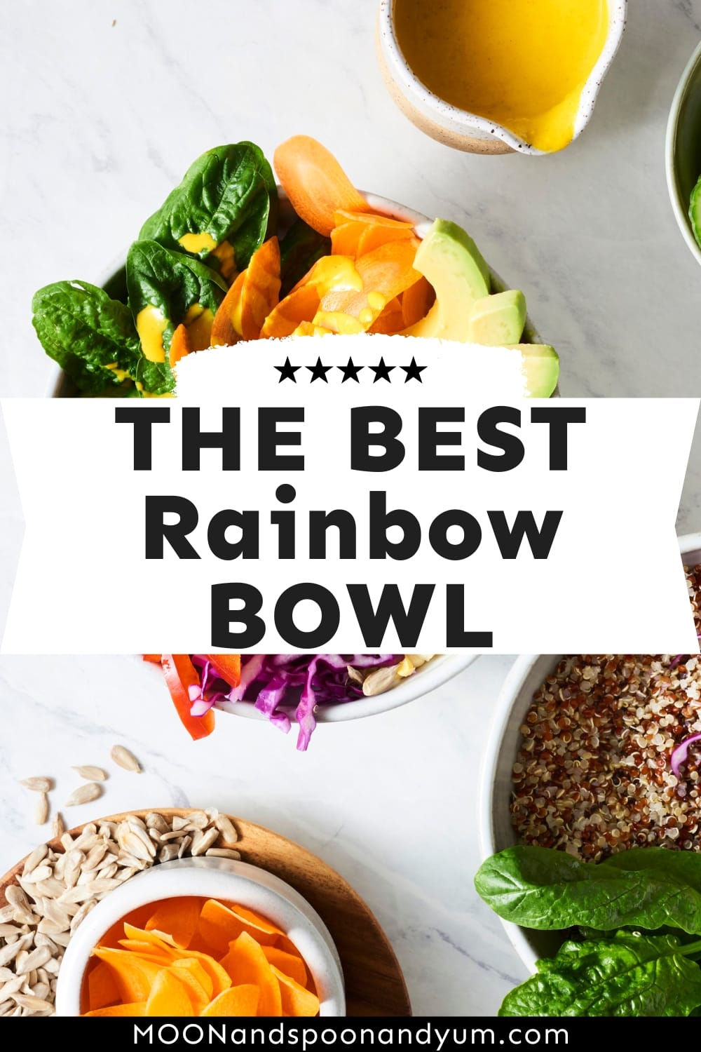 Rainbow Bowl - MOON and spoon and yum
