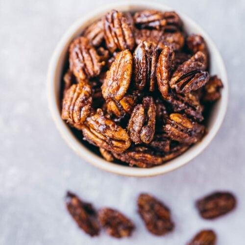 Spicy Candied Pecans - MOON and spoon and yum
