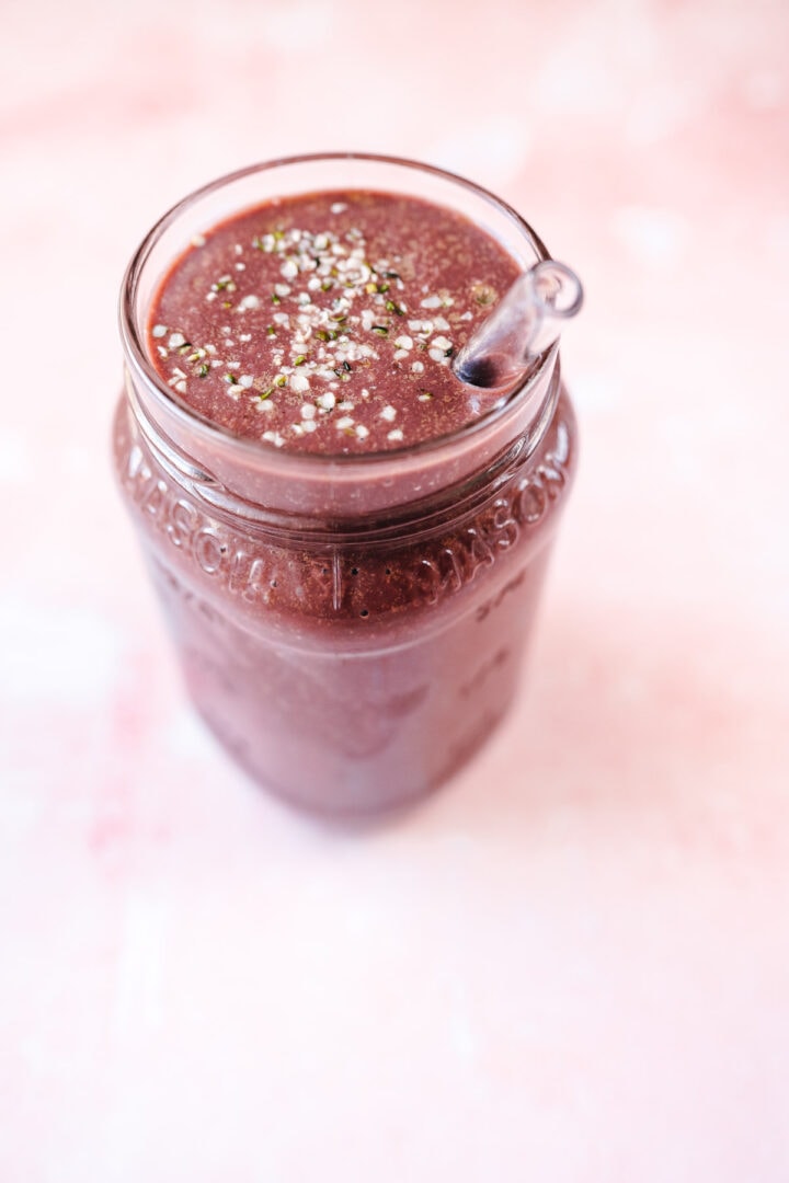 3-Ingredient Acai Smoothie - MOON and spoon and yum