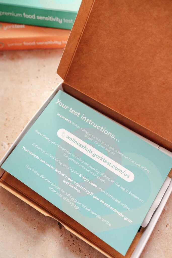 YorkTest Food Sensitivity Test Review - MOON and spoon and yum