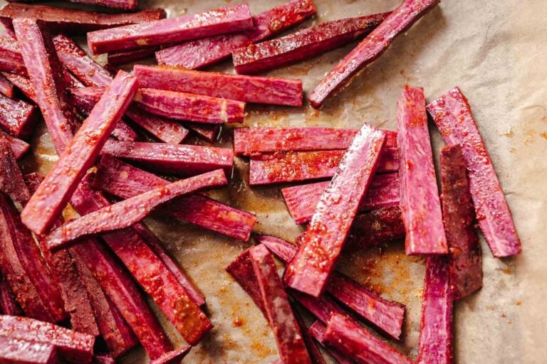 Smoky Purple Sweet Potato Fries - MOON and spoon and yum