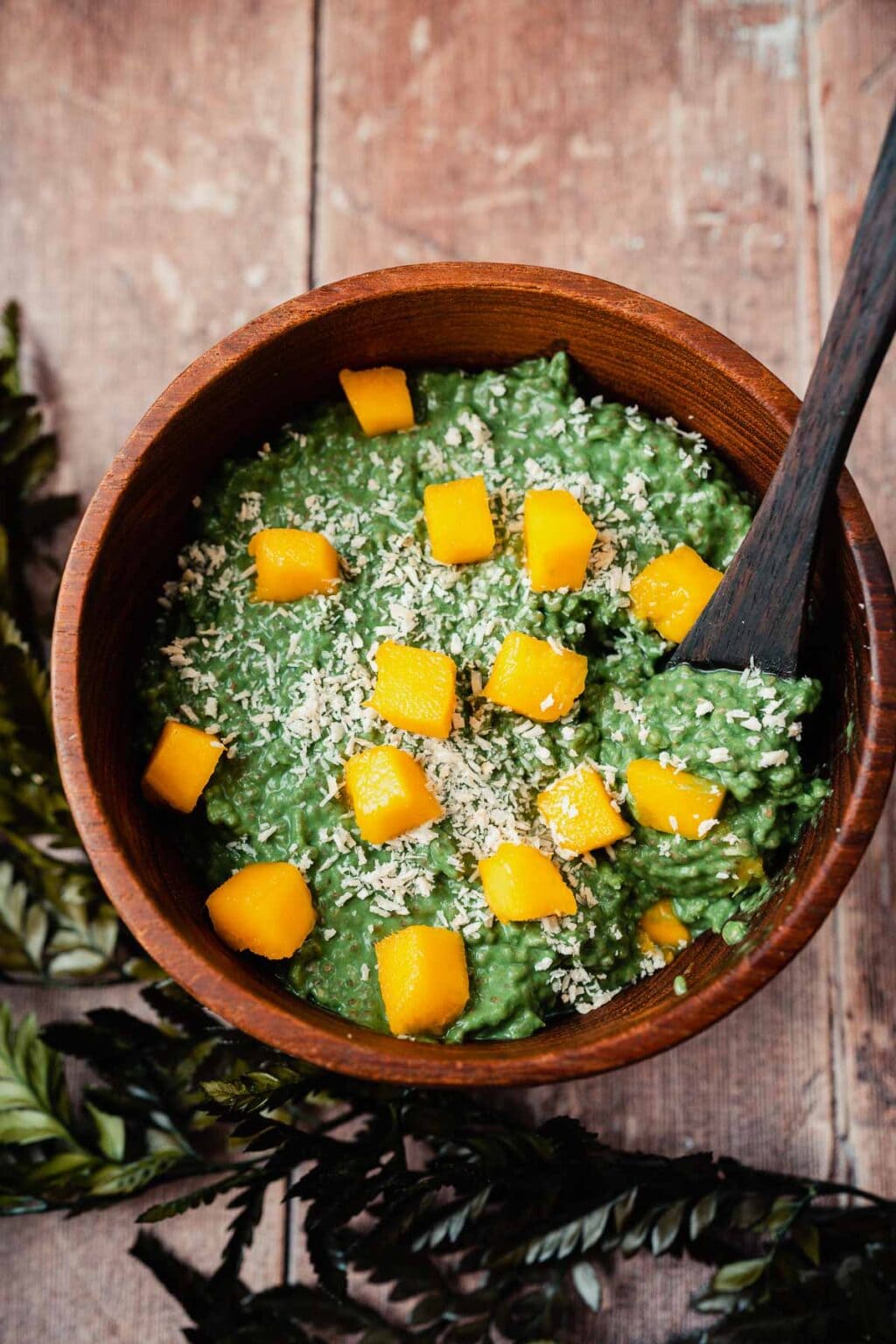 Tropical Green Chia Bowl - MOON and spoon and yum