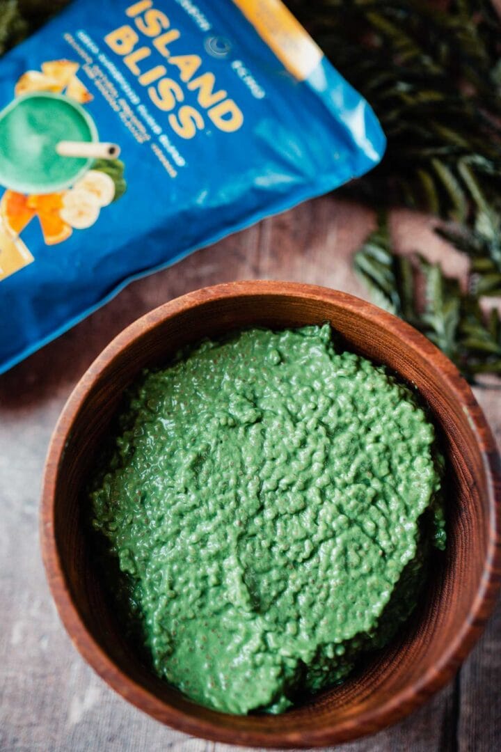 Tropical Green Chia Bowl - MOON and spoon and yum