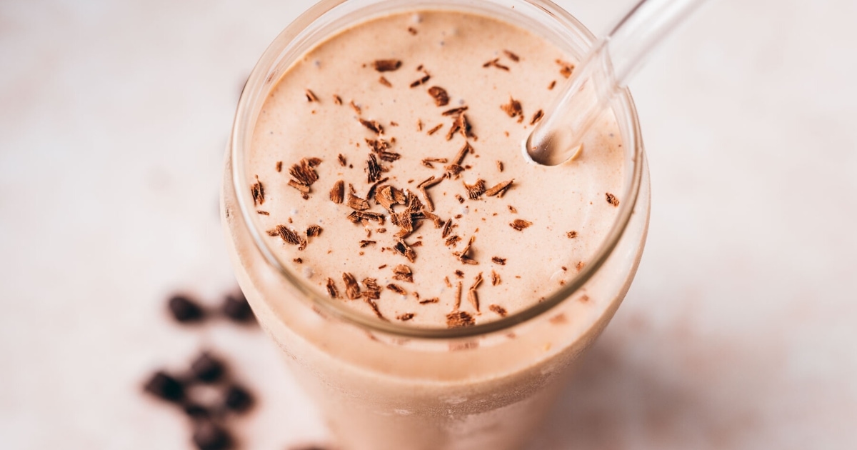 Tahini Chip Cold Brew Shake - MOON and spoon and yum