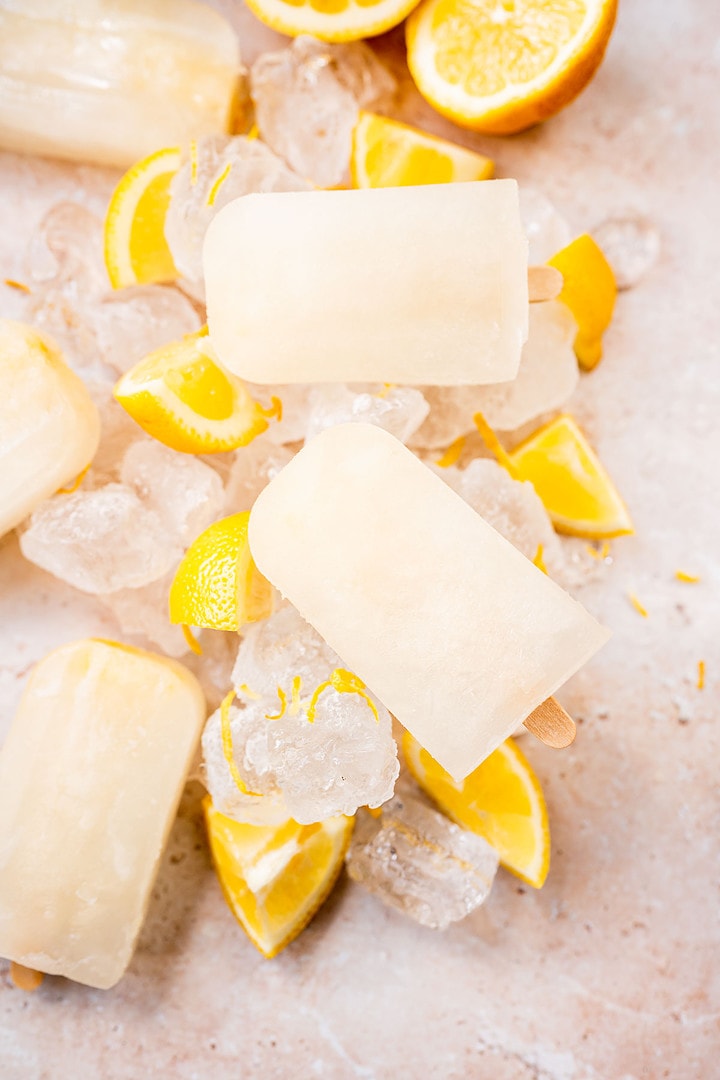 3-Ingredient Lemonade Popsicles - MOON and spoon and yum