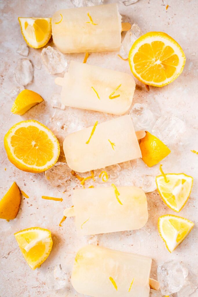 3-Ingredient Lemonade Popsicles - MOON and spoon and yum