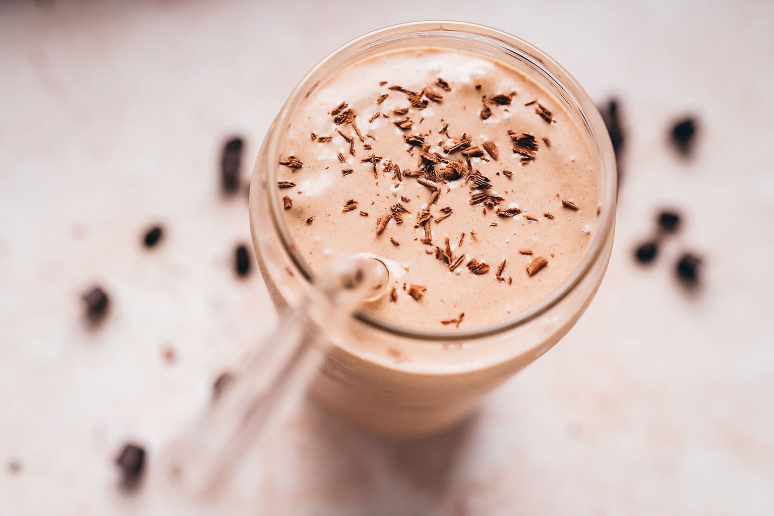 Tahini Chip Cold Brew Shake - MOON and spoon and yum