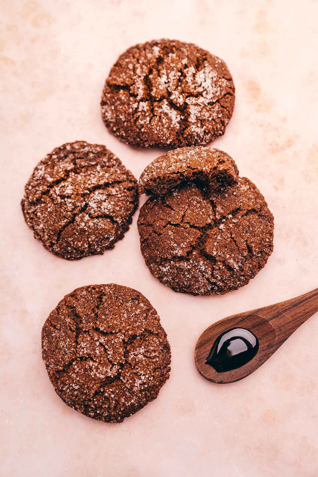 Gluten-Free Molasses Cookies - MOON and spoon and yum