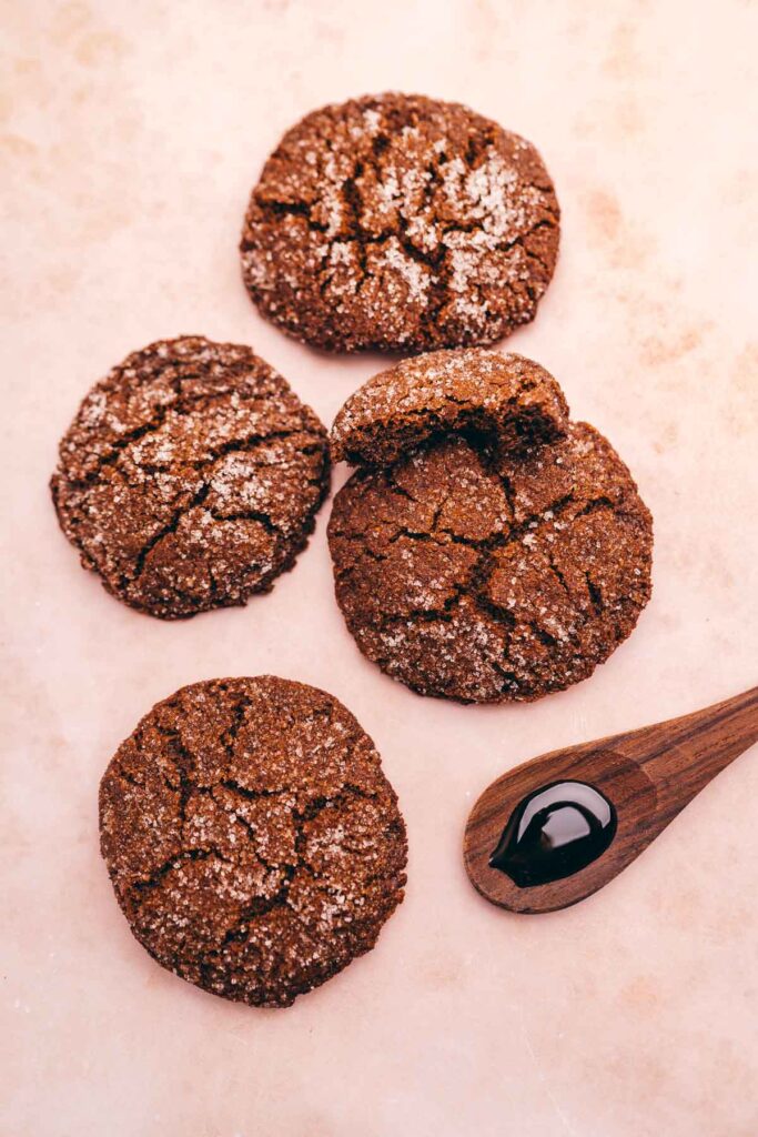 Gluten-Free Molasses Cookies - MOON and spoon and yum