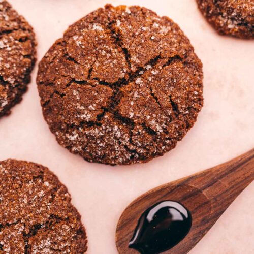 Gluten-Free Molasses Cookies - MOON and spoon and yum