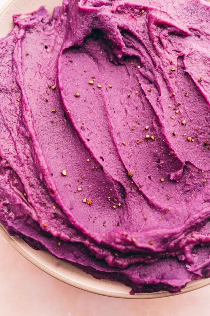 Creamy Mashed Purple Sweet Potatoes - MOON and spoon and yum