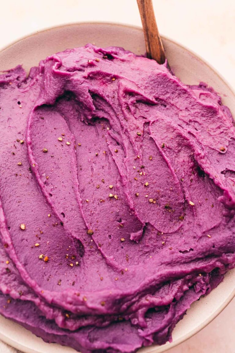 Creamy Mashed Purple Sweet Potatoes - MOON and spoon and yum