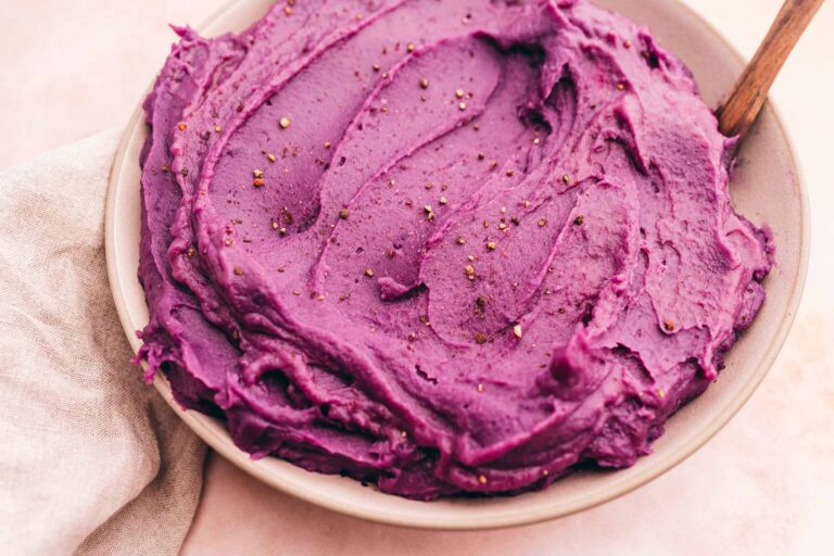 Creamy Mashed Purple Sweet Potatoes - MOON and spoon and yum