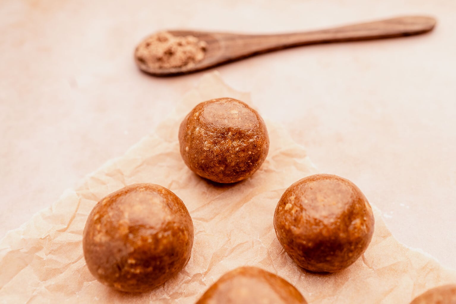 No-Bake Maple Tahini Chai Energy Bites - MOON and spoon and yum