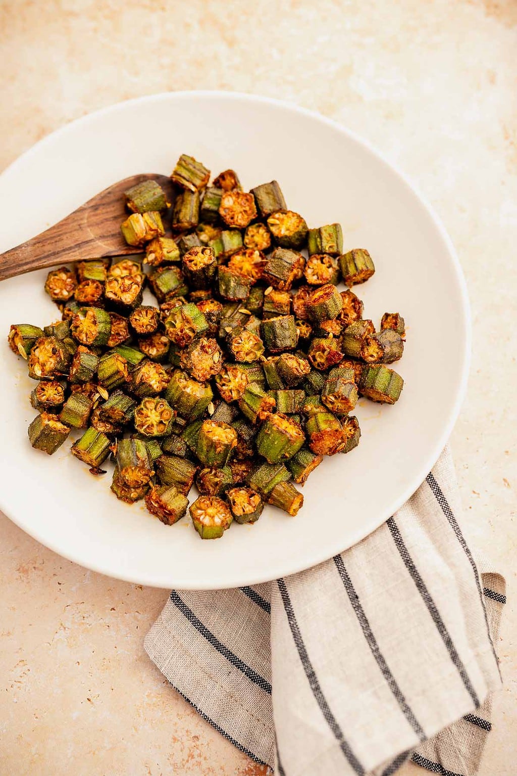 Easy and Tasty Roasted Okra Recipe - MOON and spoon and yum