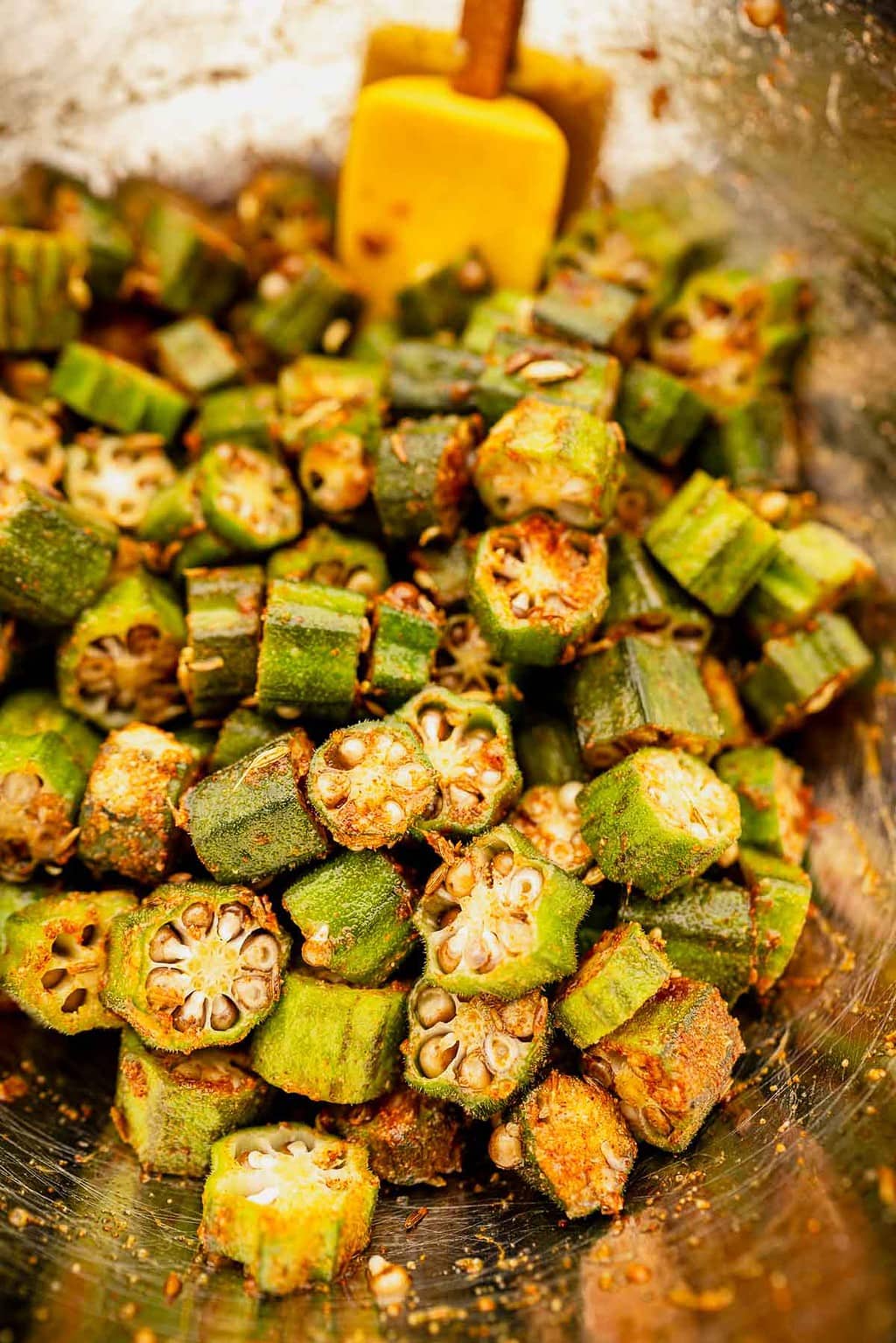 Easy and Tasty Roasted Okra Recipe - MOON and spoon and yum