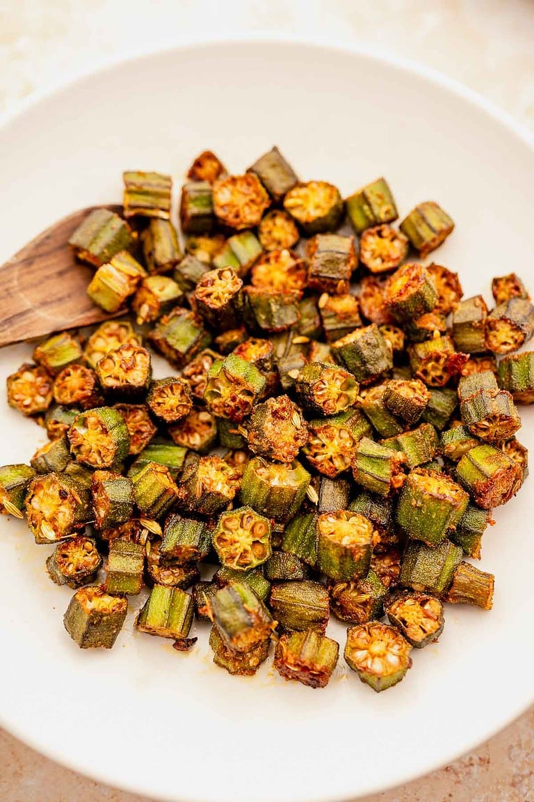 Easy and Tasty Roasted Okra Recipe - MOON and spoon and yum