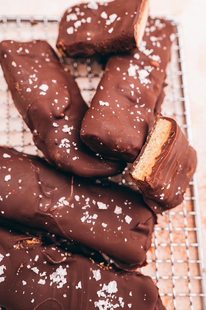 High Protein "Twix" Bars - MOON and spoon and yum