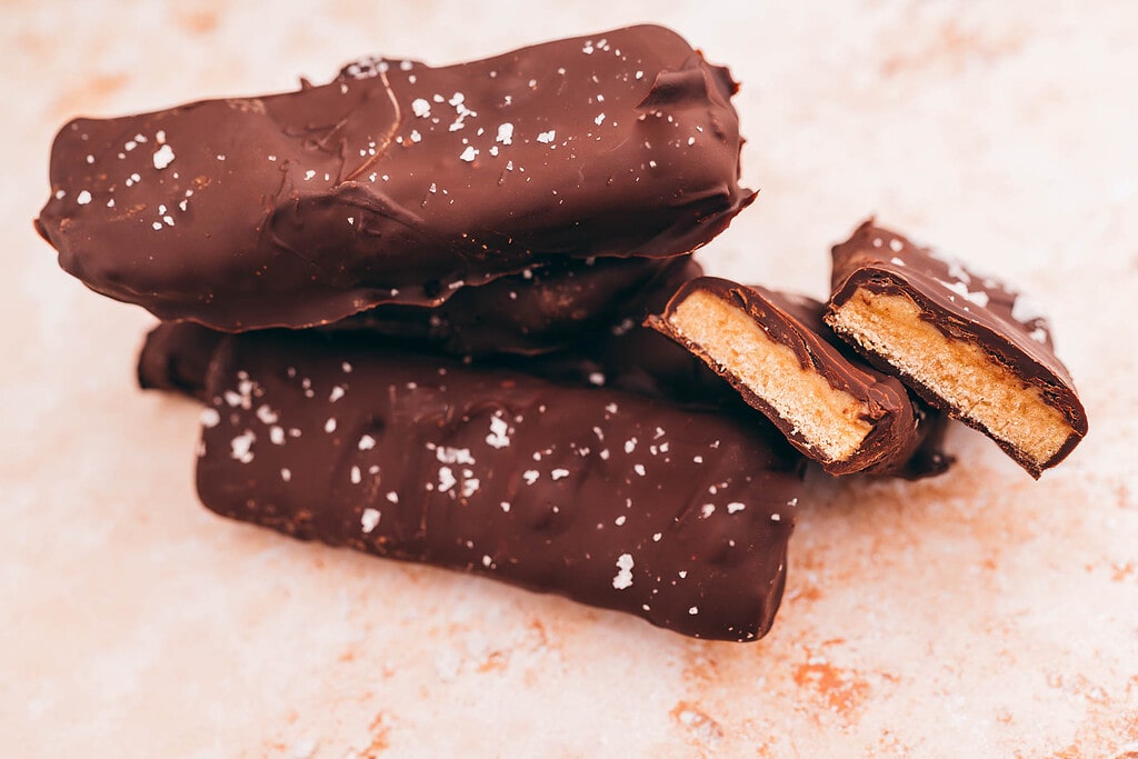 High Protein "Twix" Bars - MOON and spoon and yum