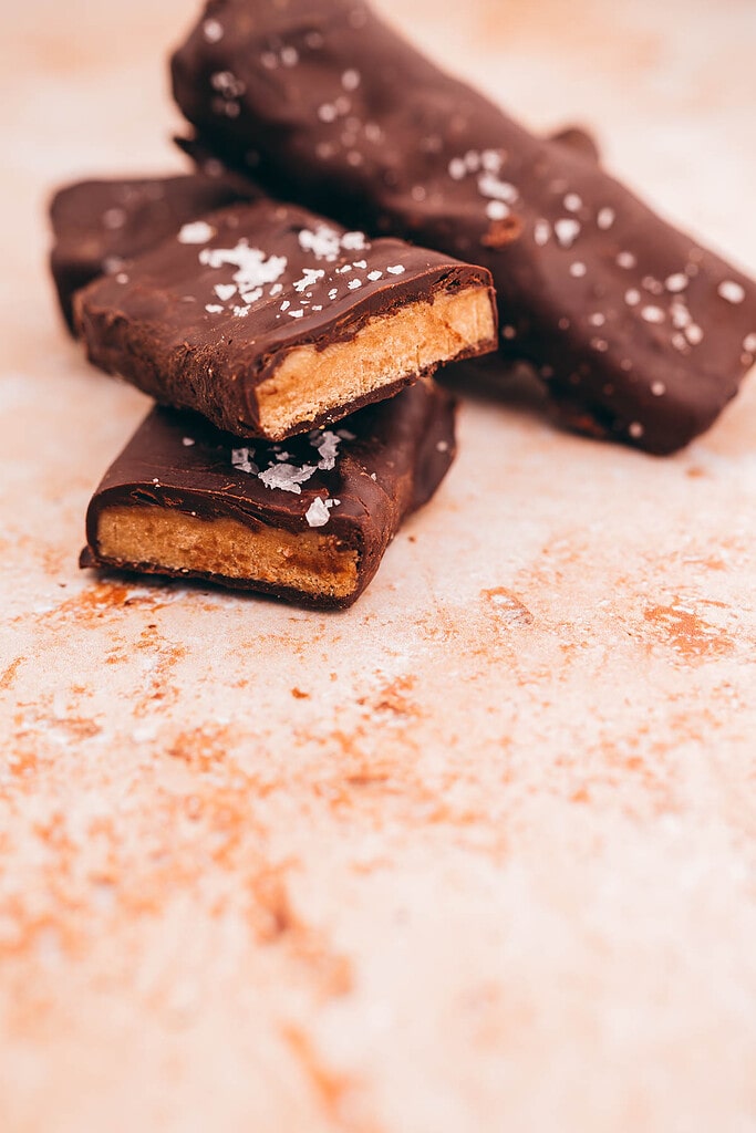 High Protein "Twix" Bars - MOON and spoon and yum