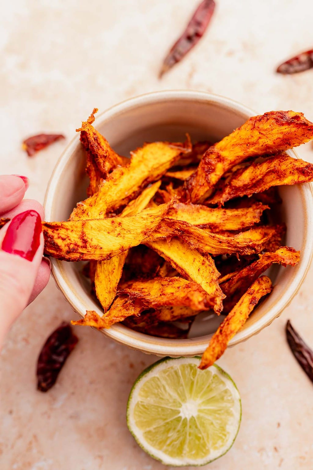 How to Dehydrate Mango - Dried Chili Lime Mango Recipe! - MOON and ...