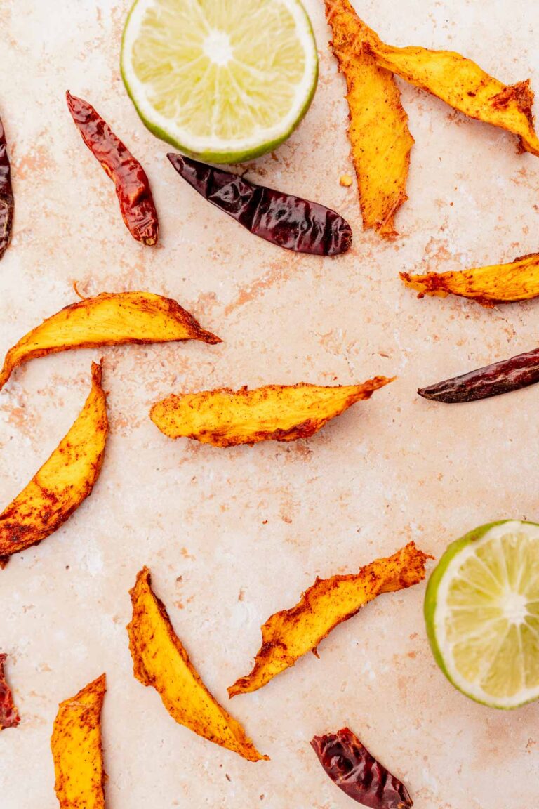 How to Dehydrate Mango - Dried Chili Lime Mango Recipe! - MOON and ...