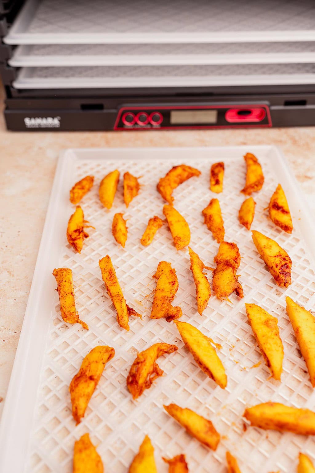 How to Dehydrate Mango - Dried Chili Lime Mango Recipe! - MOON and ...