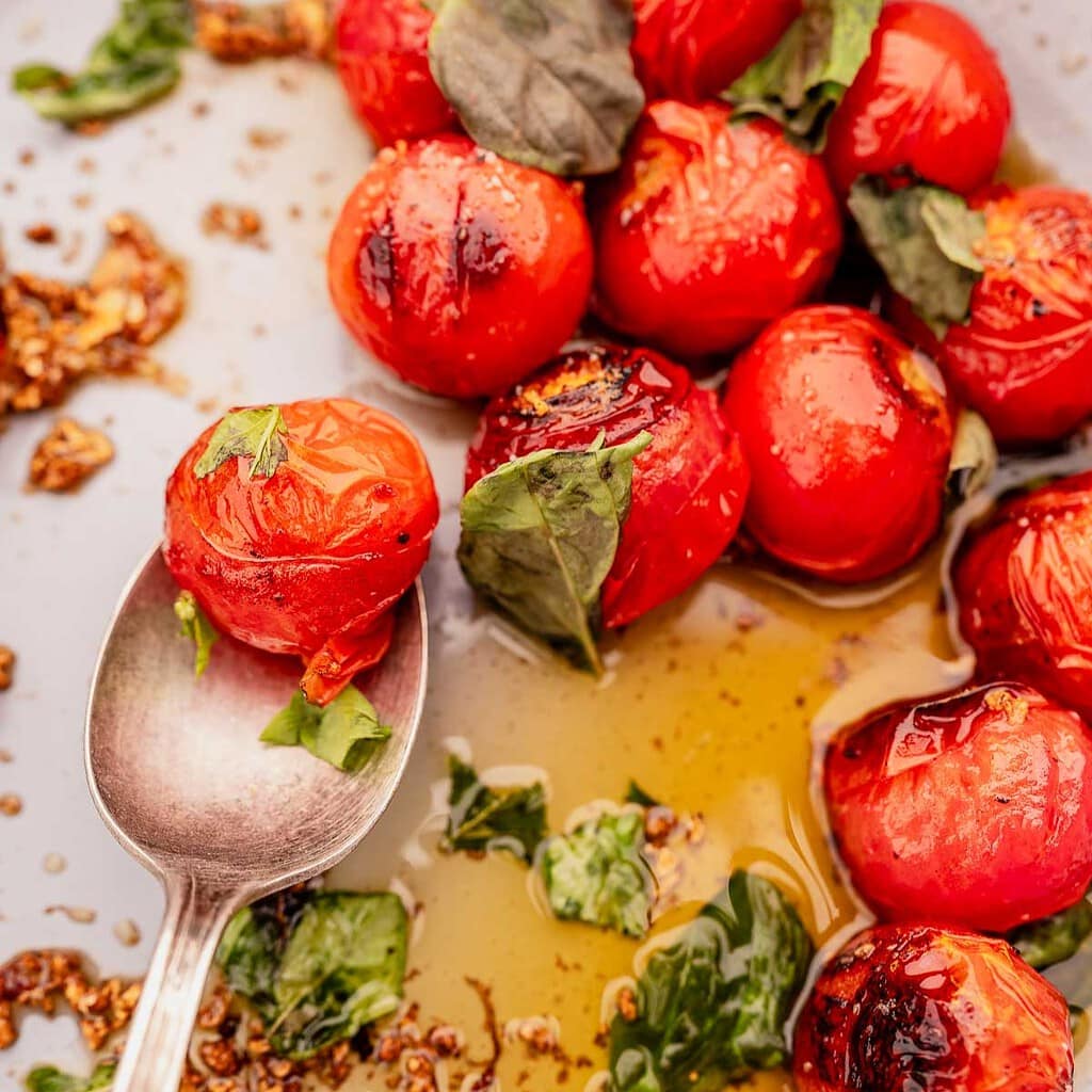 Scrumptious Blistered Tomatoes - MOON and spoon and yum