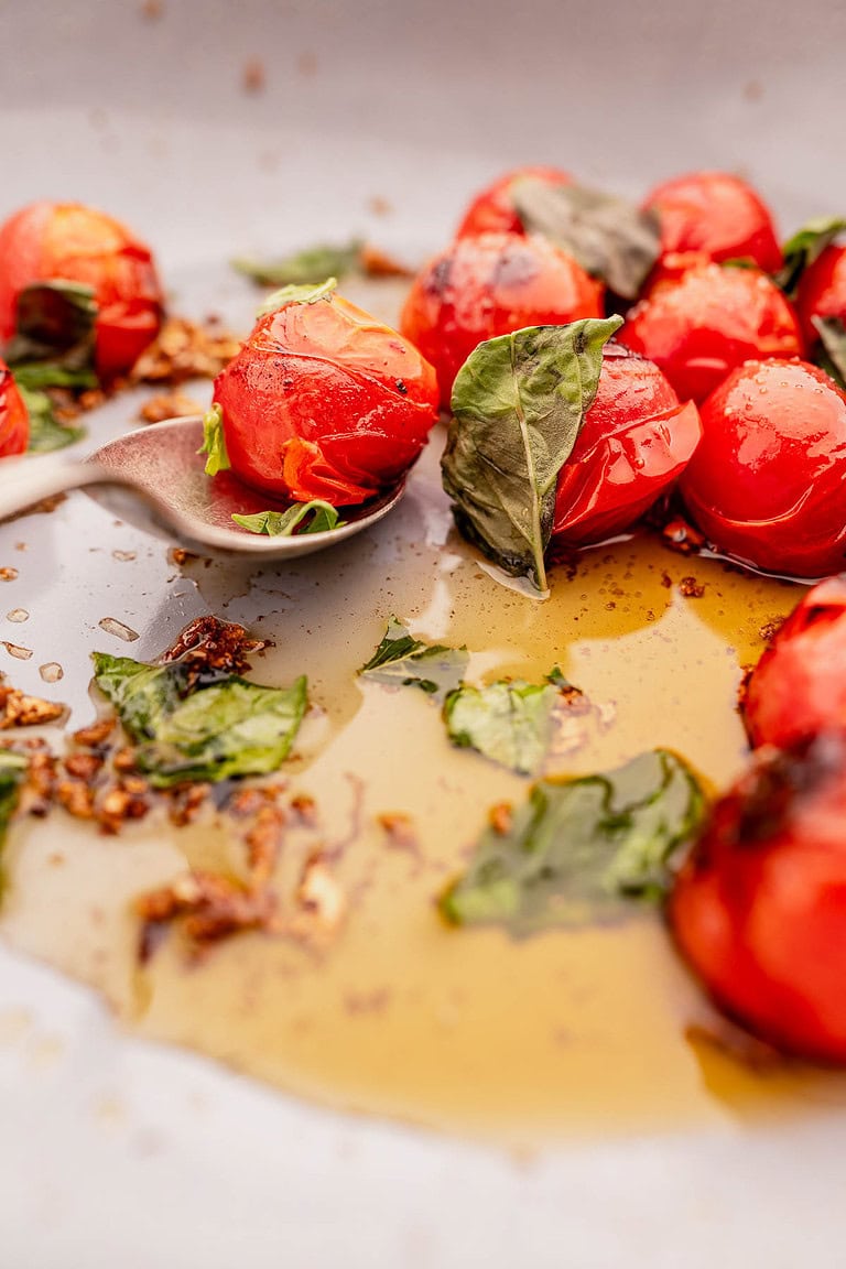 Scrumptious Blistered Tomatoes - MOON and spoon and yum