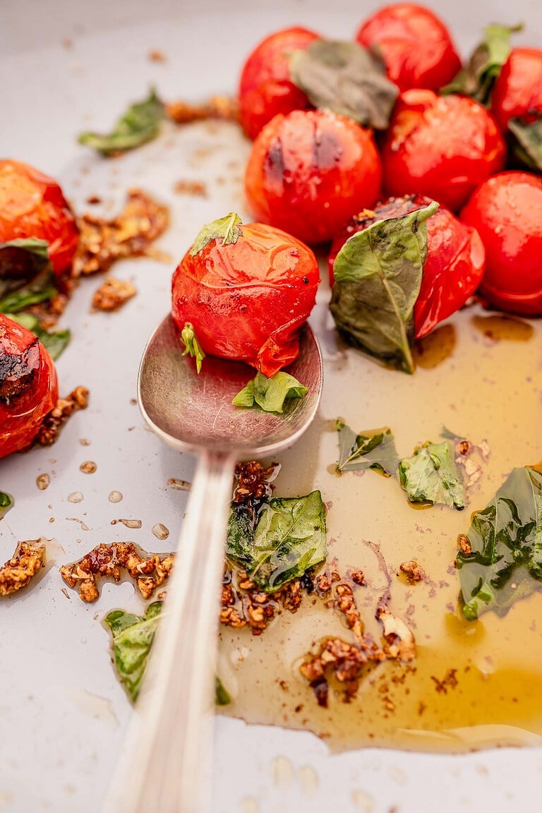 Scrumptious Blistered Tomatoes - MOON and spoon and yum