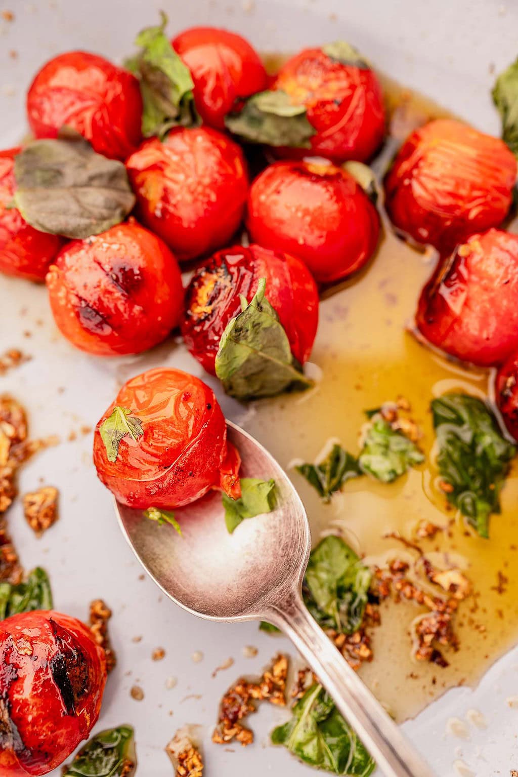 Scrumptious Blistered Tomatoes - MOON and spoon and yum