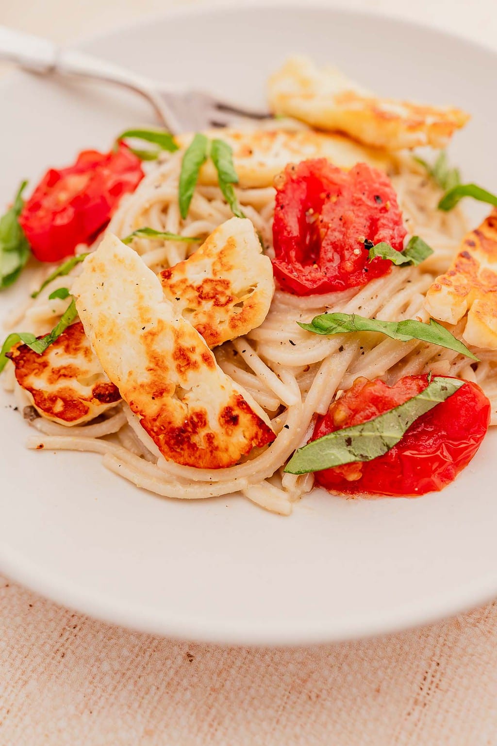 Creamy Halloumi Pasta - MOON and spoon and yum