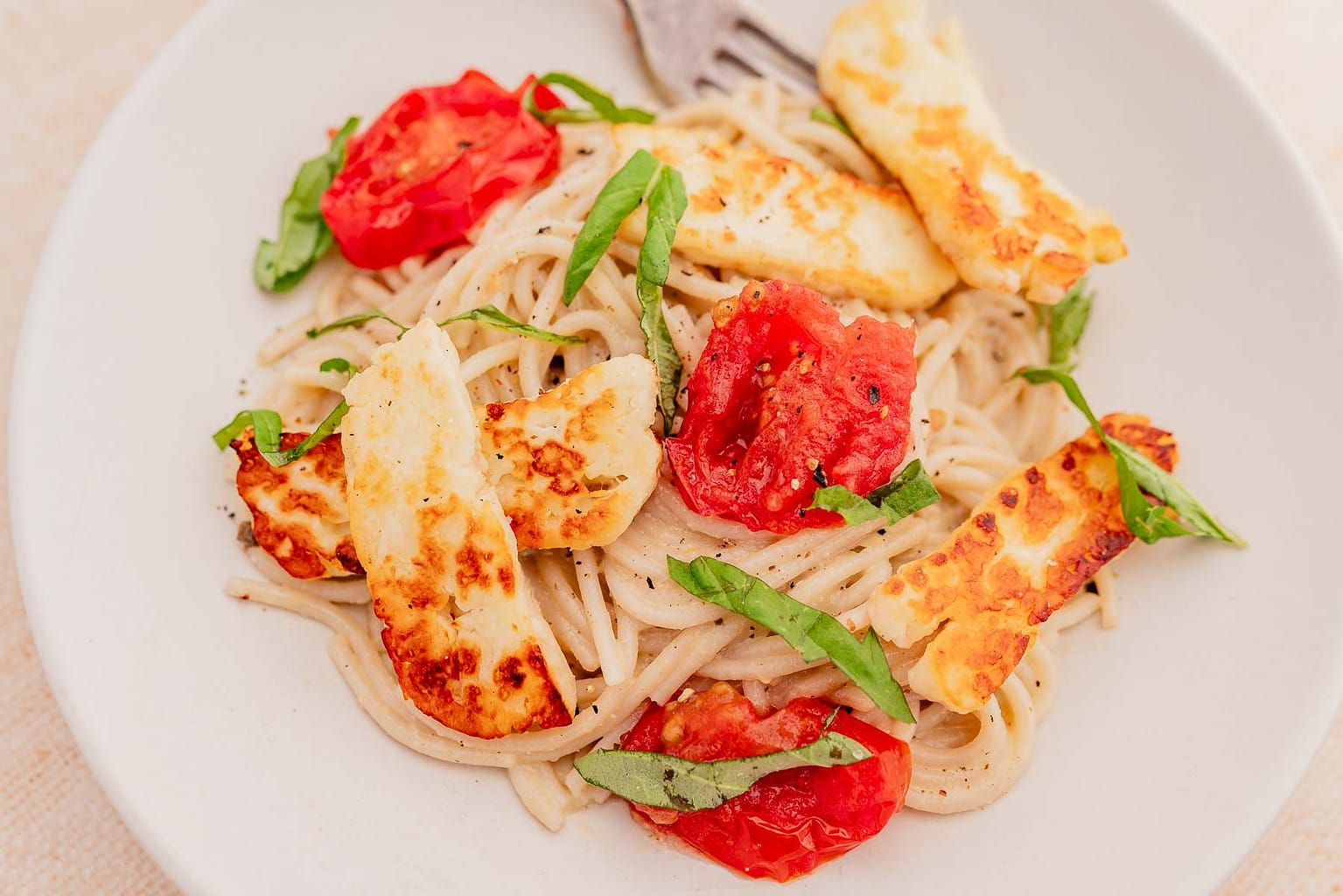 Creamy Halloumi Pasta - MOON and spoon and yum